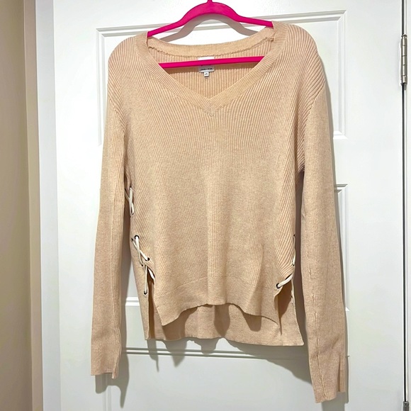 John and Jenn | Sweaters | John And Jenn Cream Sweater Large Nwot ...